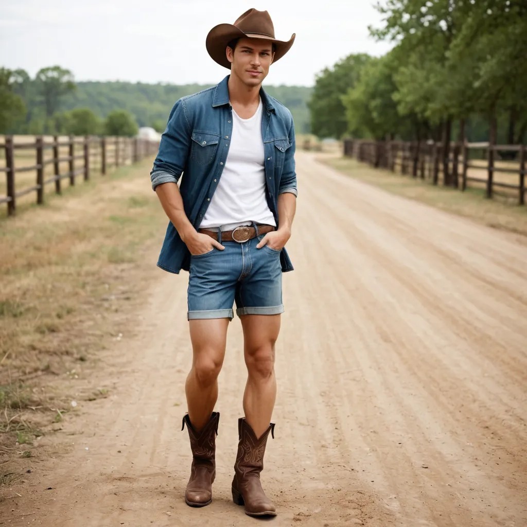 Convert Photo to Cowboy Boots, Jean Shorts Style (Free Online & AI-Powered)
