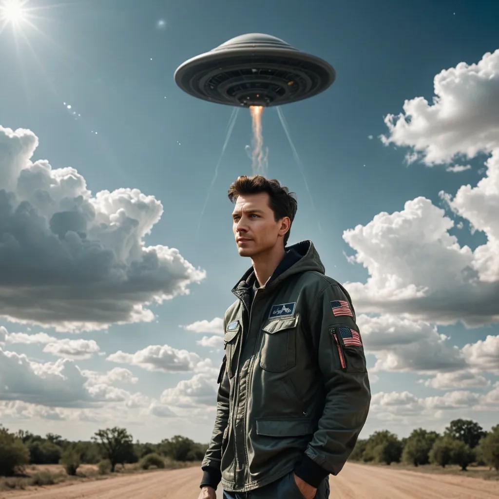 Convert Photo to Looking at the Skies for Aliens Style (Free Online ...