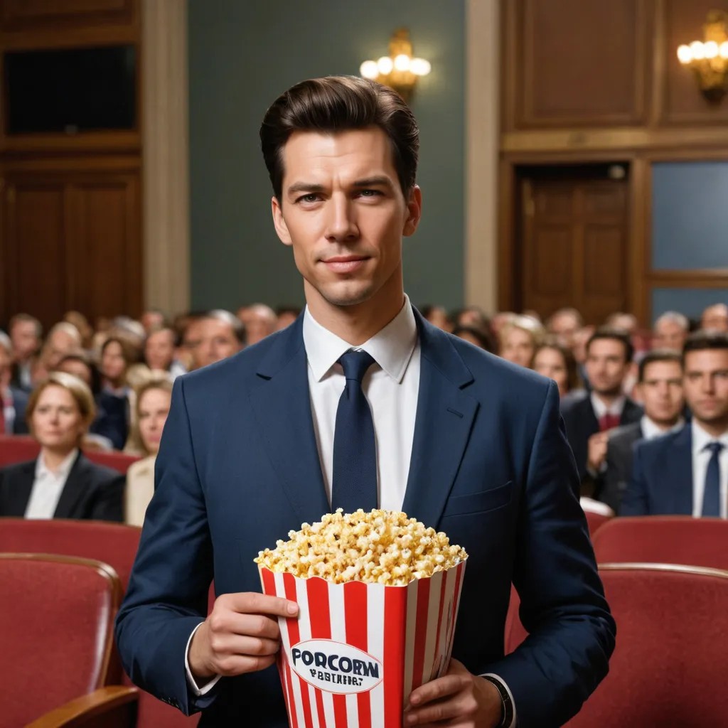 Convert Photo to Politician with a Bag of Popcorn Style (Free Online ...