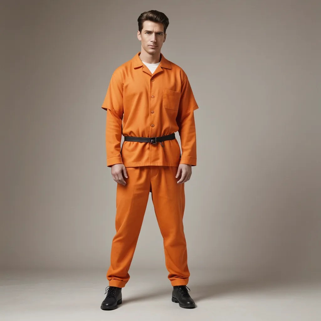 Convert Photo to Realistic Orange Prisoner Clothing Style (Free Online ...