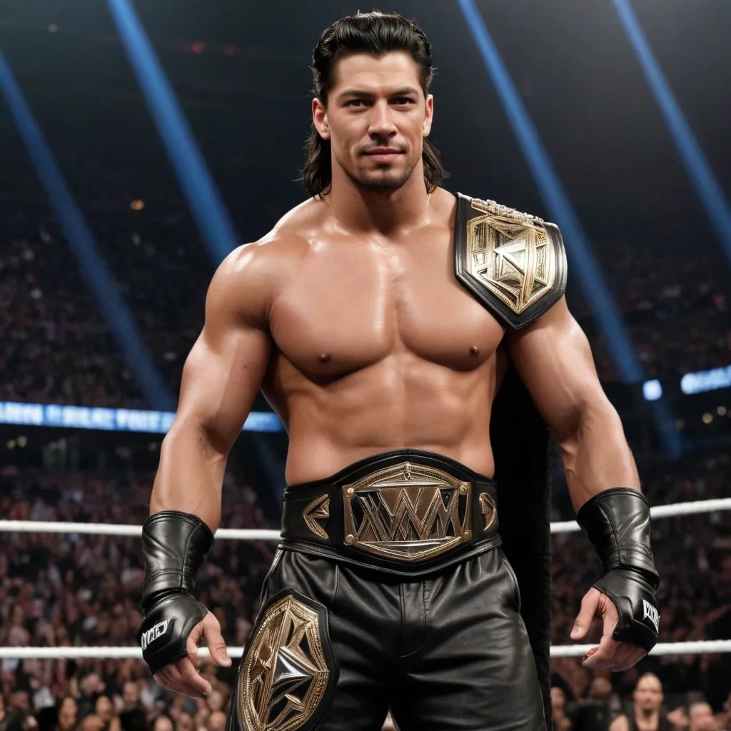 Convert Photo to Roman Reigns as a Champion Style (Free Online & AI ...