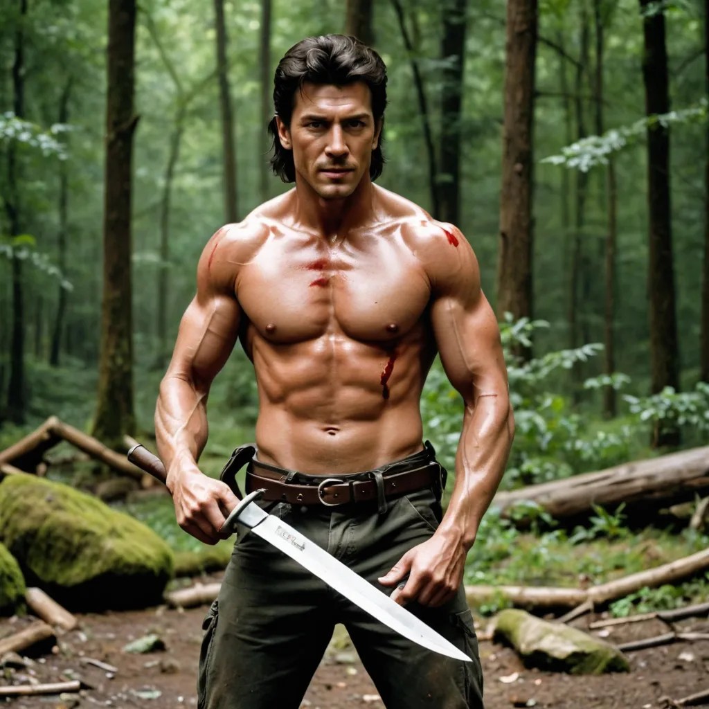 Convert Photo to Rambo Blood Knife Style (Free Online & AI-Powered)
