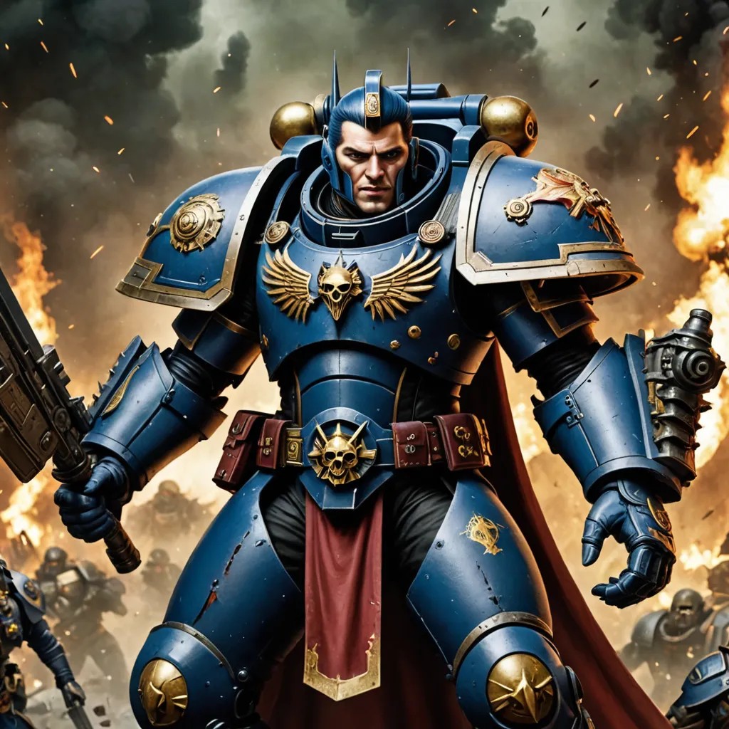 Convert Photo to Warhammer 40000 Chaos Astartes Style (Free Online & AI ...