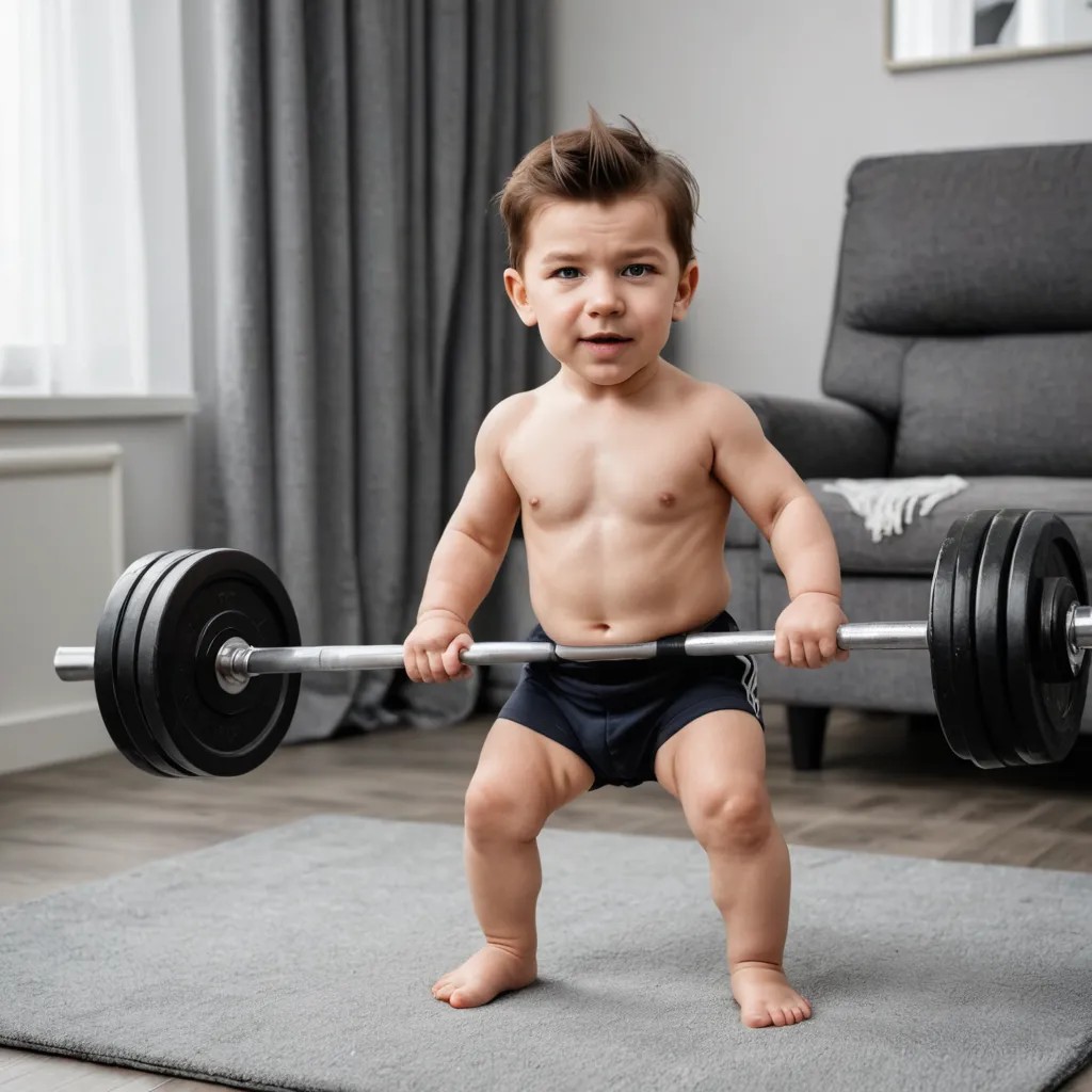 Convert Photo to Baby Lifting Weights Style (Free Online & AI-Powered)