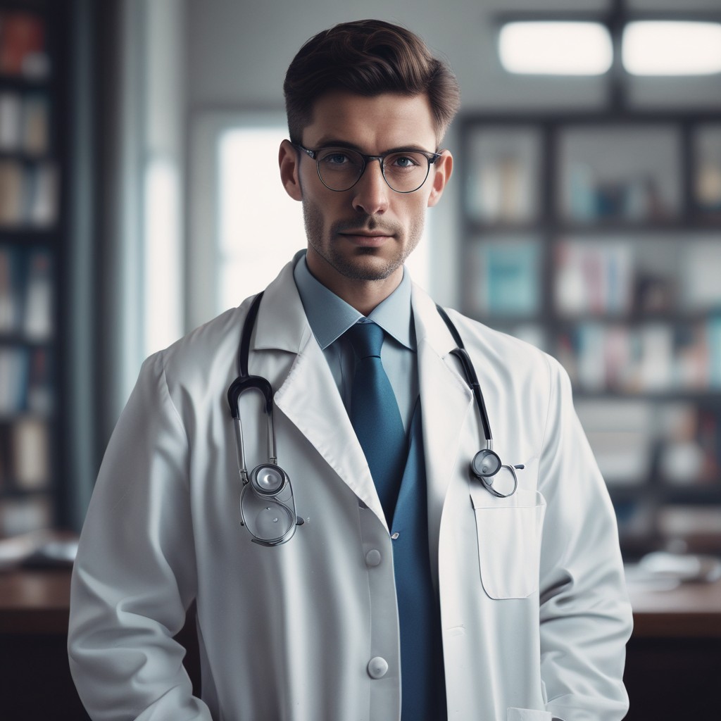 Convert Photo to Doctor Dress and Stethoscope Edit Style (Free Online ...