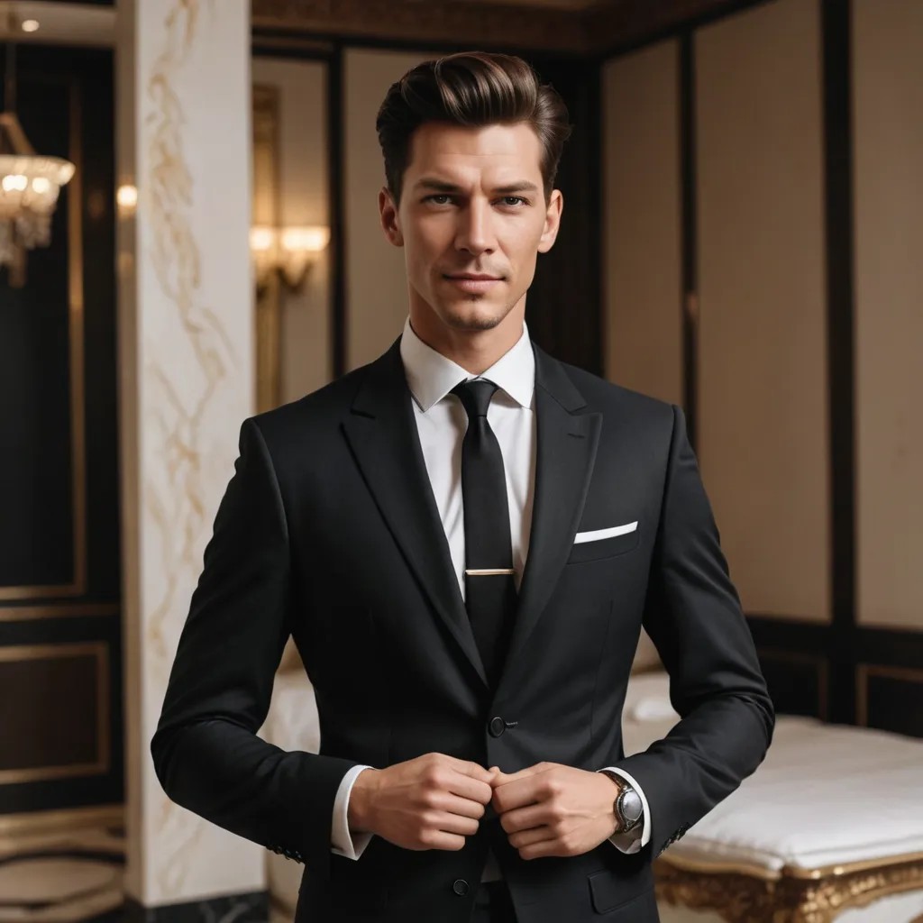 Convert Photo to Formal Black Suit Style (Free Online & AI-Powered)