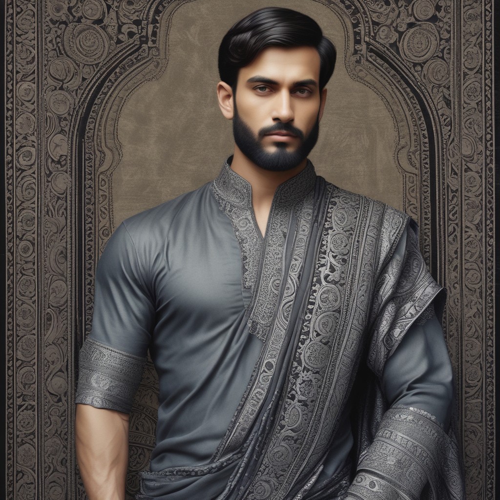 Convert Photo to I wanna change my outfit into black saree Style (Free ...