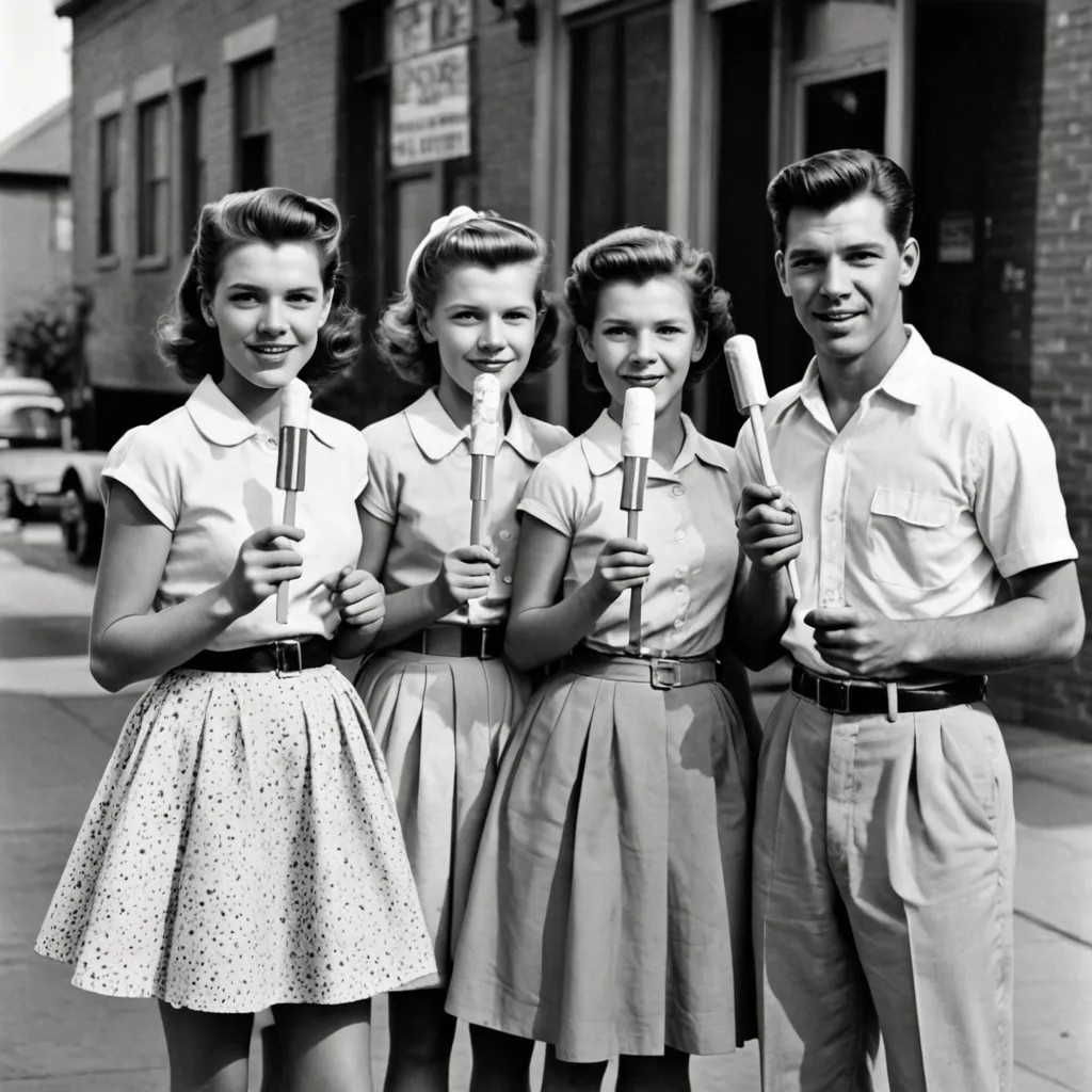 Convert Photo to 1950s Kid with Bomb Pop Popsicle Style (Free Online ...