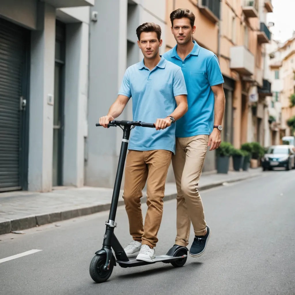 Convert Photo to Man with Cast on Foot Using Scooter Style (Free Online ...