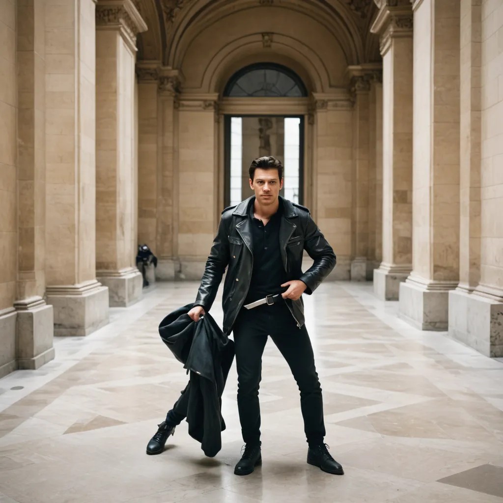 Convert Photo to Man Breaking Into the Louvre Style (Free Online & AI ...
