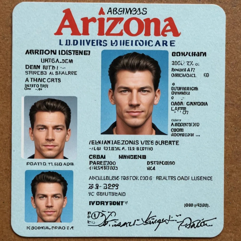 Convert Photo to Create a Real Looking Arizona Drivers License Card ...