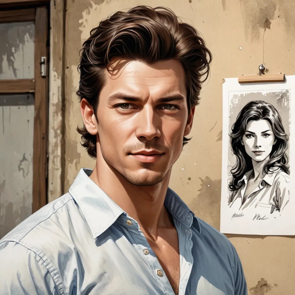 Convert Photo to Just transform the image in Manara drawing graphic ...